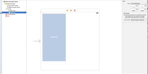Ios Resize Issue In Xcode 61 Resize Of One Element Sets Width