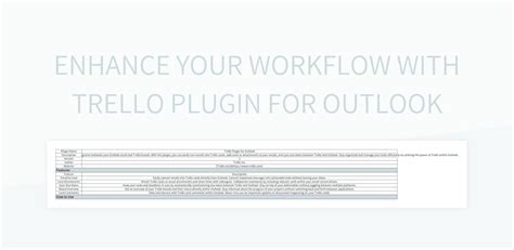 Free Outlook Integration Templates For Google Sheets And Microsoft Excel Slidesdocs