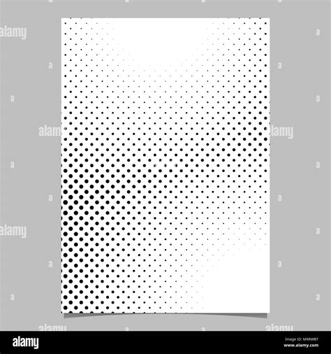 Retro Abstract Halftone Circle Pattern Background Page Template Design Stock Vector Image And Art