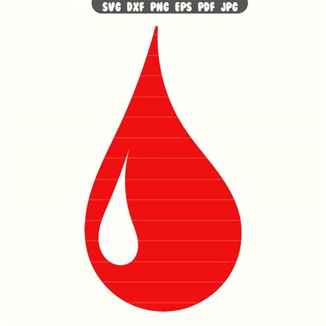 Blood Drop Svg Blood Drop Dxf Blood Drop Png Blood Drop Clipart