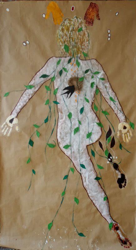 Seasons Of A Woman August Body Map Somatic Body Mapping