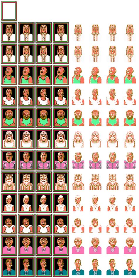 The Spriters Resource Full Sheet View Faxanadu Portraits