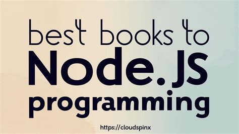 best node js programming books for 2025 cloudspinx