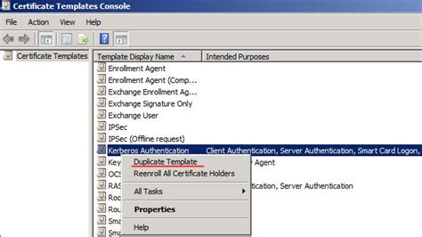 Domain Controller Certificate Template Templates Example Templates Example