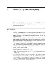 Introduction To Algorithms Pdf The Role Of Algorithms In Computing What Are Algorithms