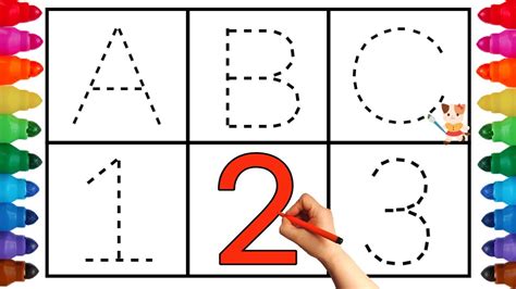 아이들을 위한 알파벳 A부터 Z까지 따라 쓰기 숫자 1부터 10까지 따라 쓰기 알파벳과 숫자 쓰고 읽기 알파벳과 숫자 쓰는 방법 배우기 Youtube