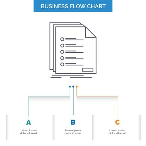 Check Filing List Listing Registration Business Flow Chart Design