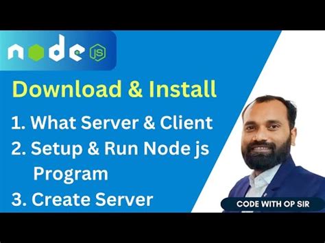 1 Setup Node Js Install Node Js Create First Program What Is
