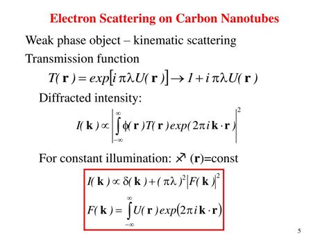 Ppt Atomic Resolution Imaging Of Carbon Nanotubes From Diffraction Intensities Powerpoint