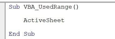 VBA UsedRange In Excel Step By Step Examples How To Use