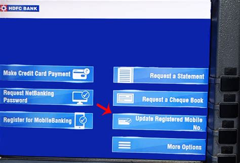 How To Change HDFC Account Registered Mobile Number Via ATM In Minutes BankBooklet Com