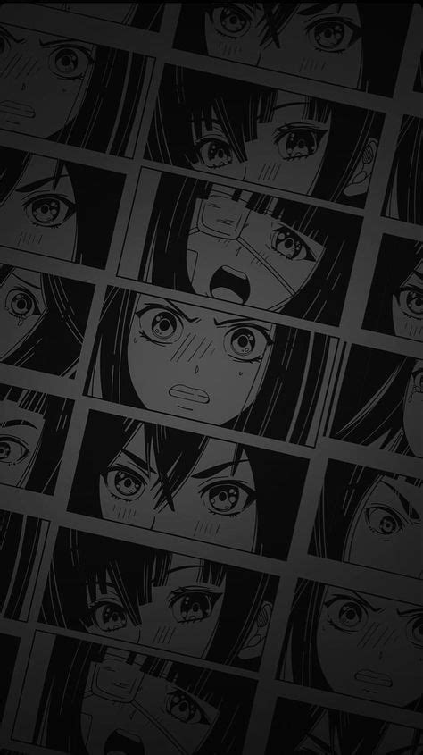 Чёрно Белые Аниме Обои