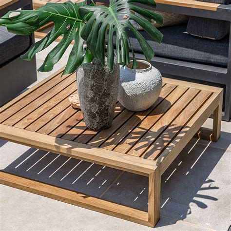 Teak Wood Side Table Casita Square Side Table