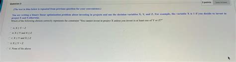 solved 3 points save anwet question 5 the text in blue