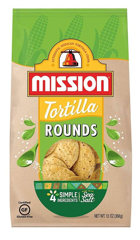Mission Rounds Tortilla Chips Gluten Restaurant Corn Tortilla Chips