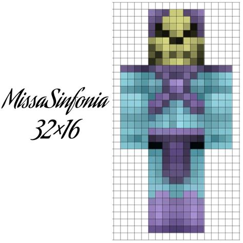Plantilla Skin Minecraft MissaSinfonia En Dibujitos Sencillos Garabatos Lindos Dibujo