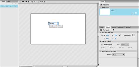 Interface Editor Text Input Field Settings Displayforce
