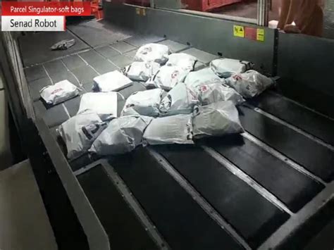 automated parcel sorting solutions parcel singulating dws system