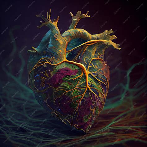 Premium Photo Abstract Real Heart Realistic Heart Shape Love