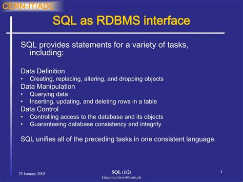 ppt oracle tutorials sql structured query language 1 2 powerpoint presentation id 5749419