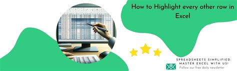 how to highlight every other row in excel
