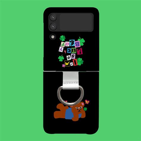 무광 Z플립 캘리베어 클로버 블루 캐치링set 감도 깊은 취향 셀렉트샵 29cm