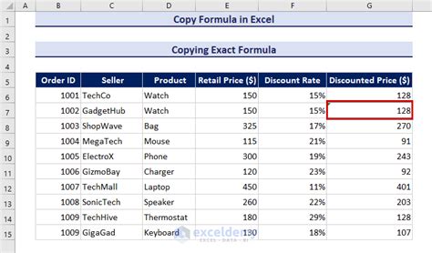 How To Copy A Formula In Excel Column Rows Copy As Formulas ExcelDemy