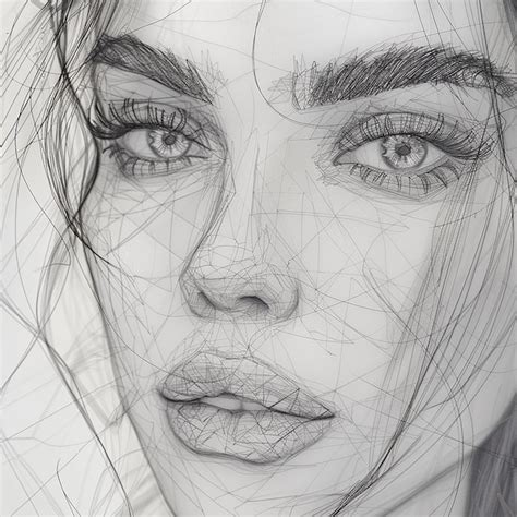 Premium Photo 3d Rendered Photo Of Female Sketch
