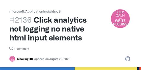 Click Analytics Not Logging No Native Html Input Elements · Issue 2136 · Microsoft