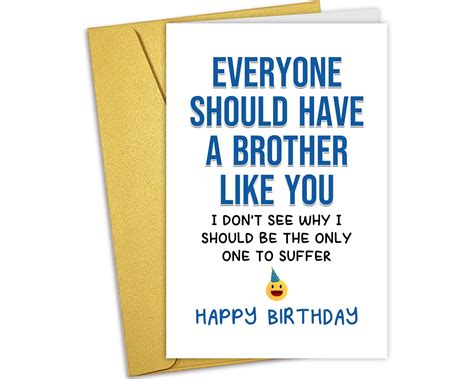 Funny Brother Birthday Wishes From Sister