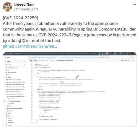 critical update for spring framework cve 2024 22259 exposes
