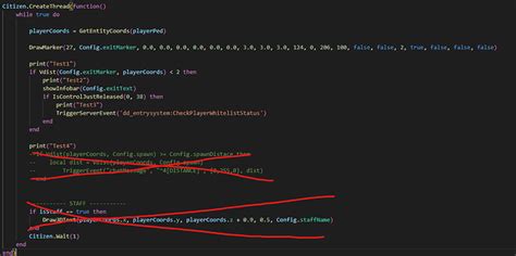 script not working until restarting when connected discussion cfx