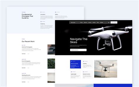 Drone Business Html5 Responsive Website Template
