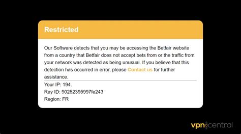 Betfair Restricted Countries And How To Bypass The Limitations