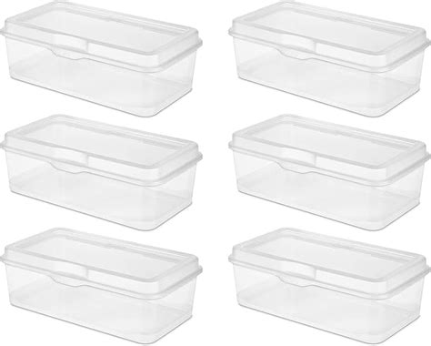 Flip Top Plastic Containers