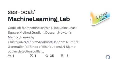 GitHub Sea Boat MachineLearning Lab Code Lab For Machine Learning Including Least Square