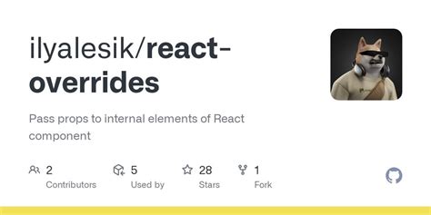 Helper For Pass Props To Internal Elements Of React Component Rreactjs