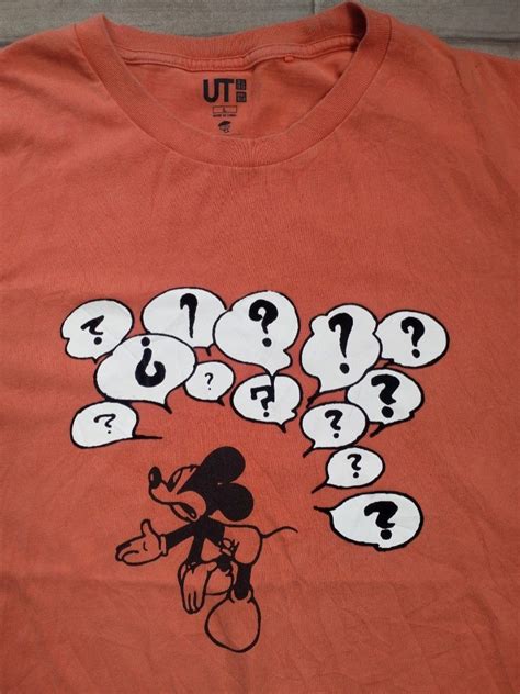 Uniqlo Mickey Mouse Collab Mens Fashion Tops And Sets Tshirts And Polo Shirts On Carousell