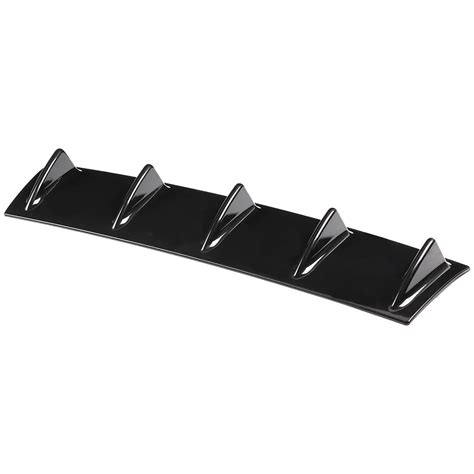 Universal Rear Diffuser Universal Black Shark Fin Rear Bumper Diffuser For Cars 4pcs