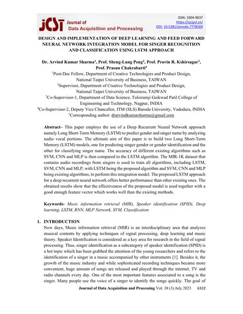 Pdf Design And Implementation Of Deep Learning And Feed Forward