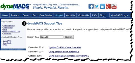 Tip 1501 Dynamacs Help Options Dynamacs Sales Agency Software