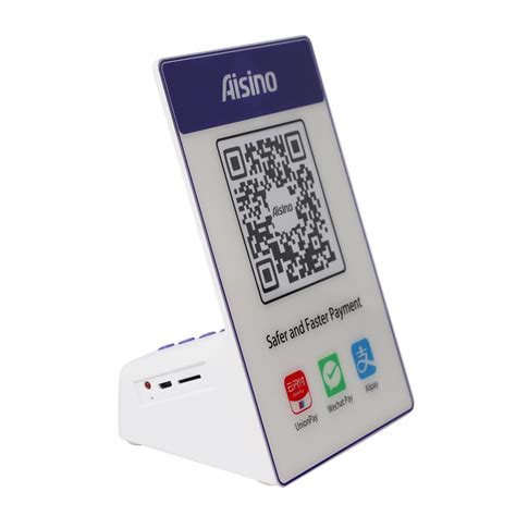 Customized Soundbox Payment Speaker Aisino QR Code Stand Custom Qr Code Stand Display And Qr