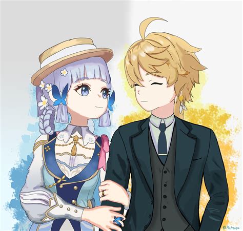 Aether And Ayaka By Matrexpa R Genshin Romance