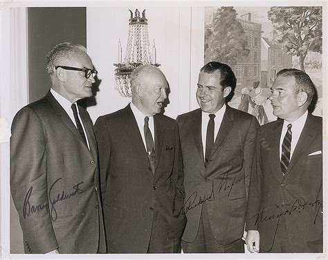 Richard Nixon Barry Goldwater And Thomas Dewey Four Republicans
