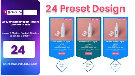 Woocommerce Product Timeline Elementor Addon Tutorial Youtube