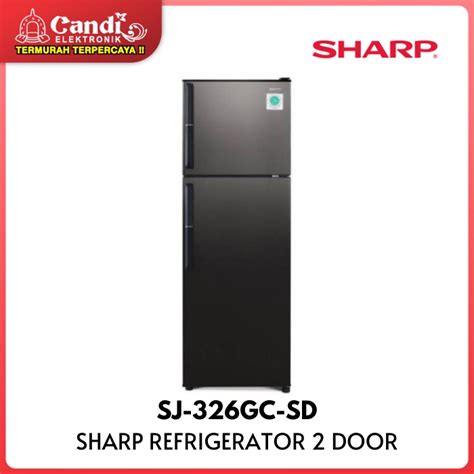 Jual Sharp Kulkas 2 Pintu 256 Liter Sj 326gc Sd Shopee Indonesia