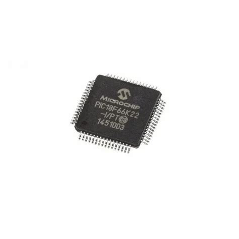 pic18f66k22 i pt microcontroller microchip 12bit tray at rs 230 00