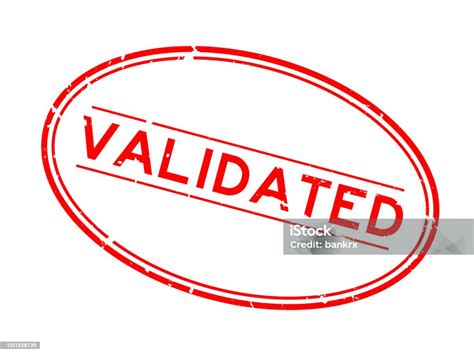 그런지 빨간색 확인 단어 타원형 고무 씰 스탬프 에 흰색 배경 개념에 대한 스톡 벡터 아트 및 기타 이미지 개념 개념과
