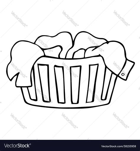 Laundry Basket Drawing