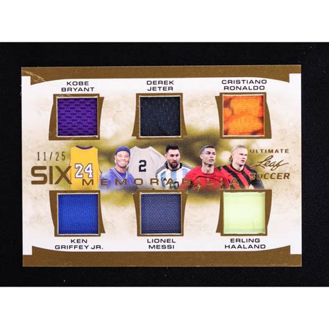 Kobe Bryant Derek Jeter Cristiano Ronaldo Ken Griffey Jr